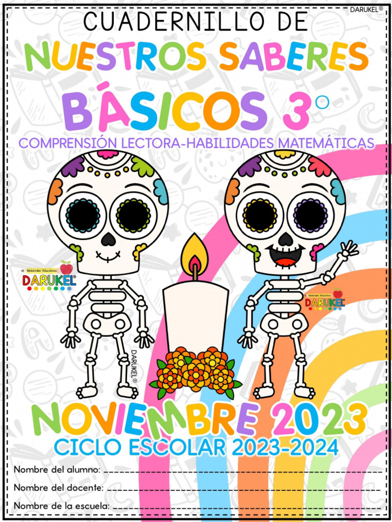 3° Nov1 Cuadernillo Nuestros Saberes Básicos | PDF