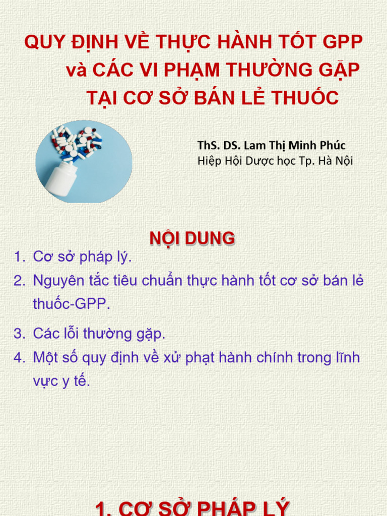 Cac Loi Thuong Gap Khi Kiem Tra Nha Thuoc | PDF