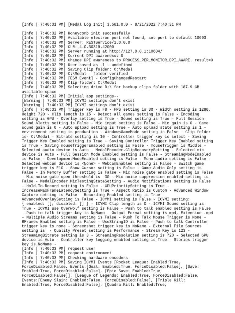 Medal Log 20220821 | PDF | Software | Computer Science