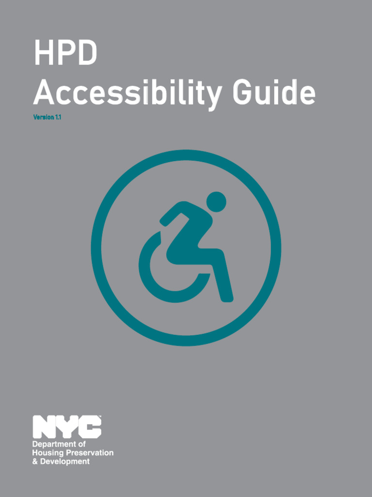 HPD Accessibility Guide | PDF | Countertop | Americans With ...