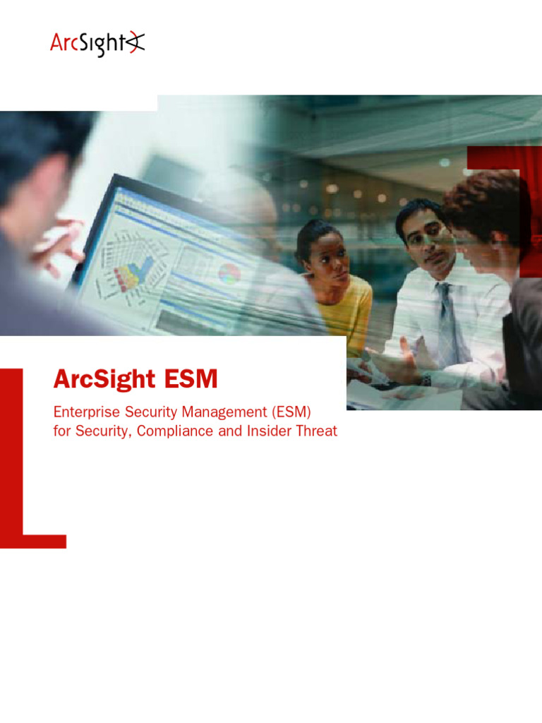 ArcSight ESM Brochure | PDF | Security | Computer Security