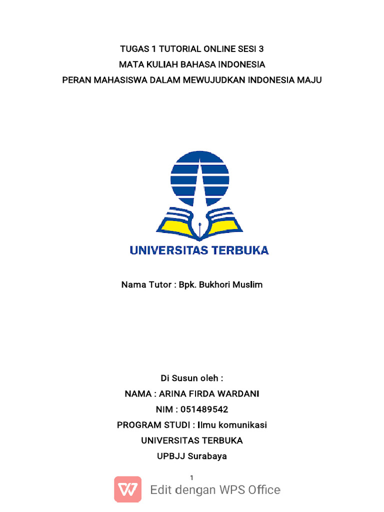 Tugas 2 Bhs Indonesia Makalah | PDF | Karier & Perkembangan