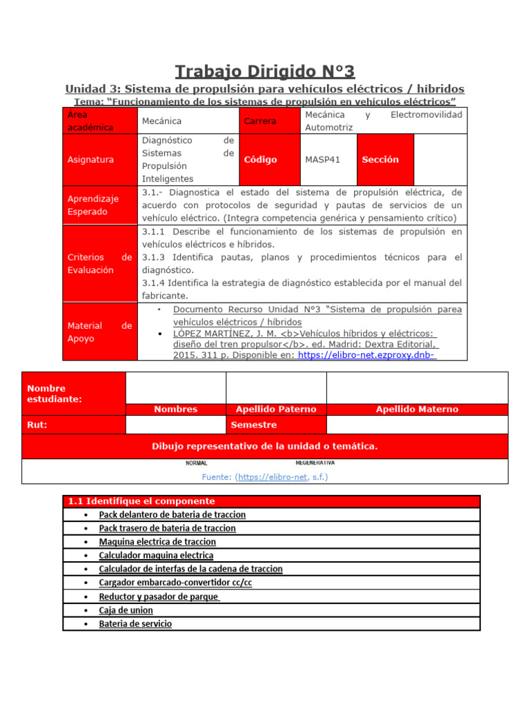 td1 1 | PDF | Vehículo híbrido | Electricidad