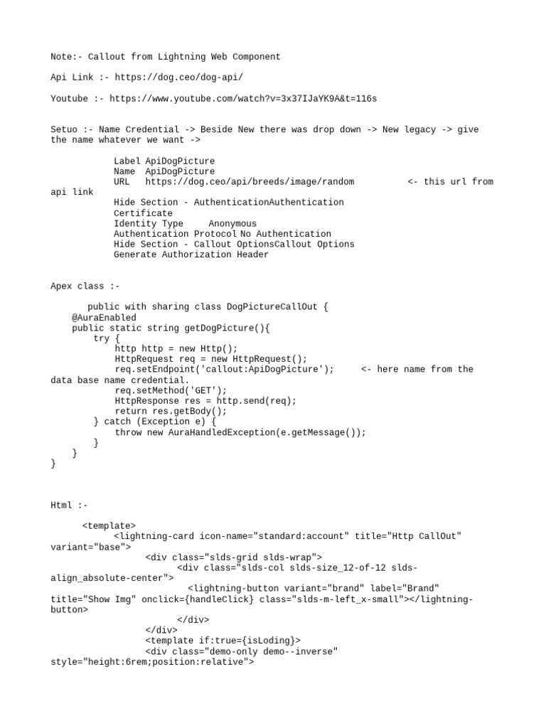Callout From Lightning Web Component | PDF | Web Technology | Software Development