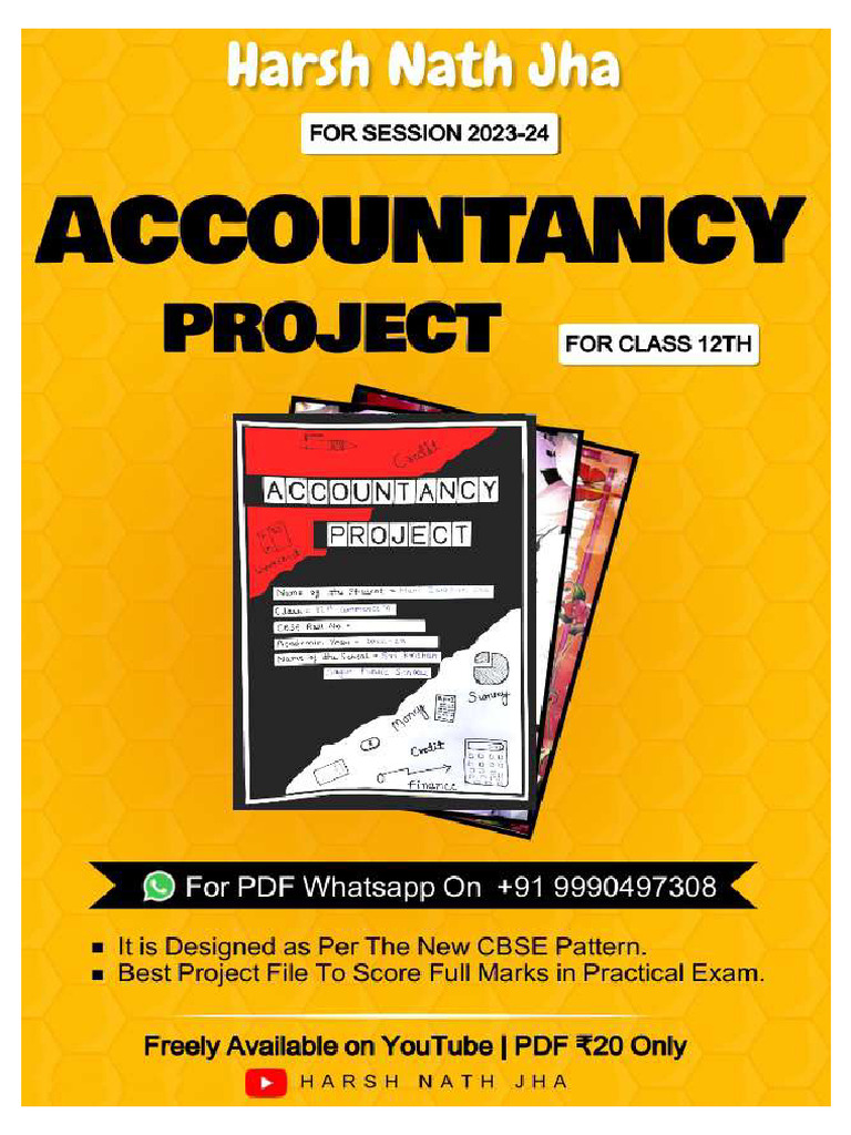 Accountancy Project Class 12th-1 | PDF