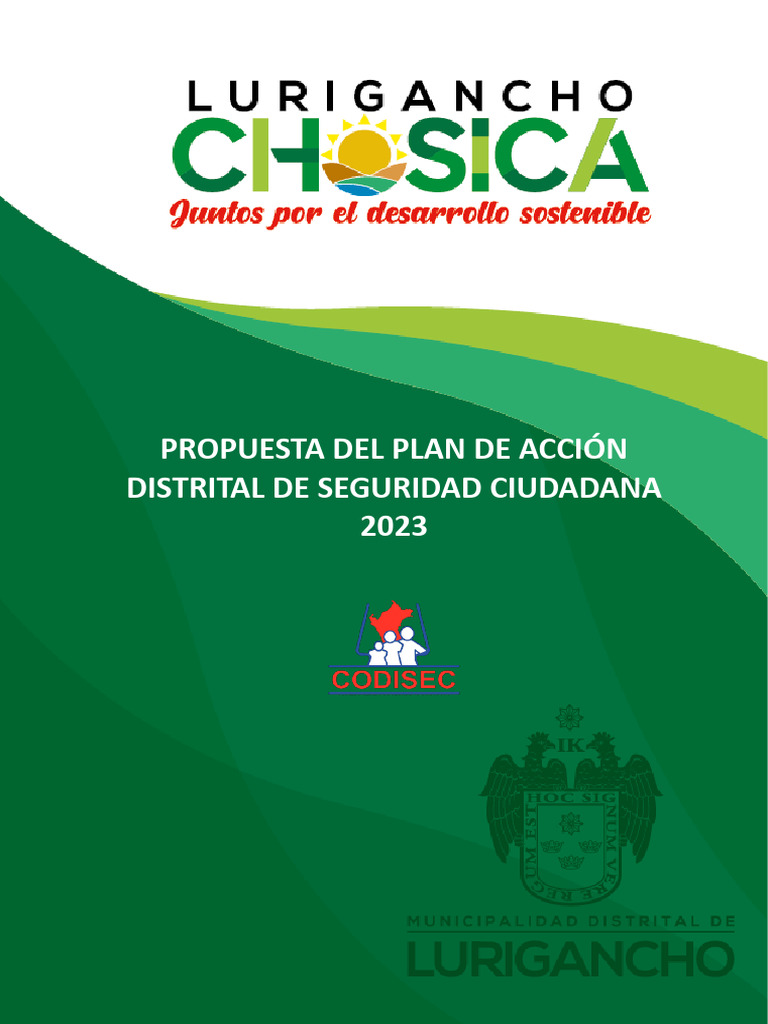 Plan 2023 - Codisec | PDF | Lima | Economias