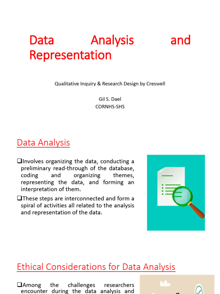 Data Analysis and Representation | PDF | Qualitative Research | Data