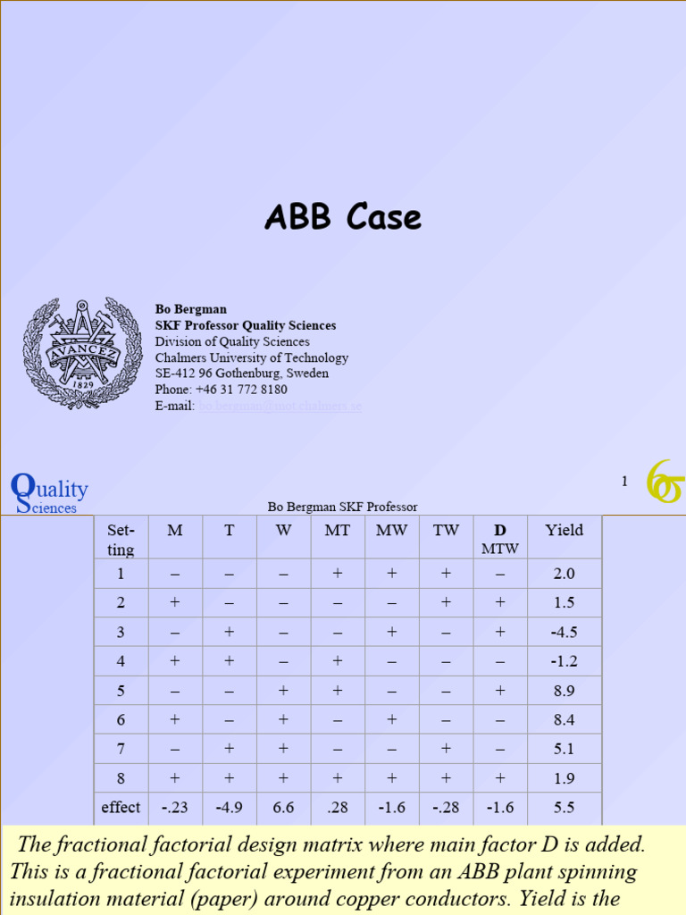 ABB Case 2 | PDF