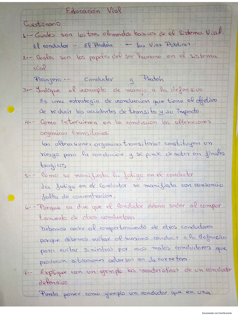 Educación Vial Jimena Imbaquingo | PDF