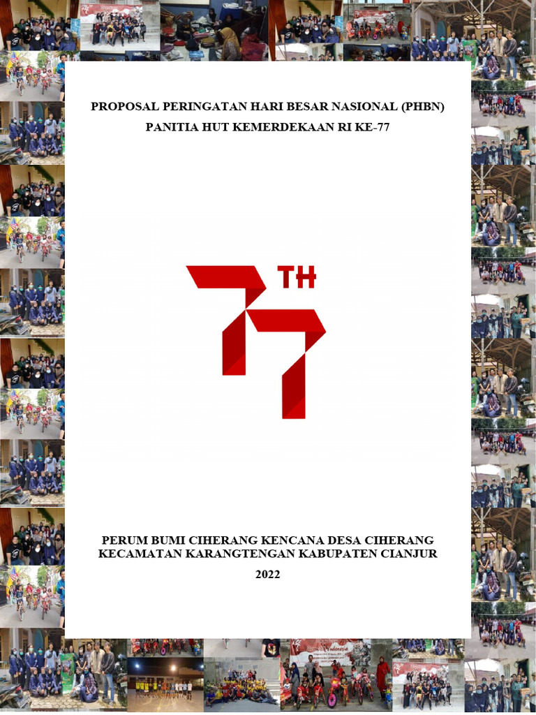 Contoh Proposal PHBN Karang Taruna | PDF