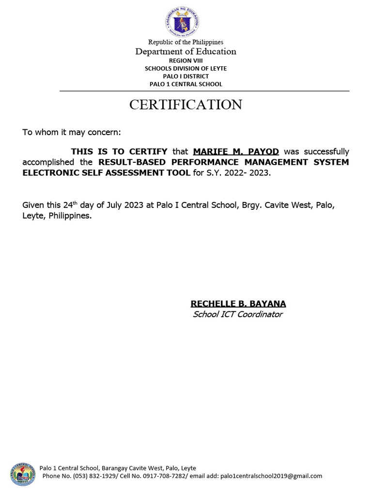 Esat Certification | PDF