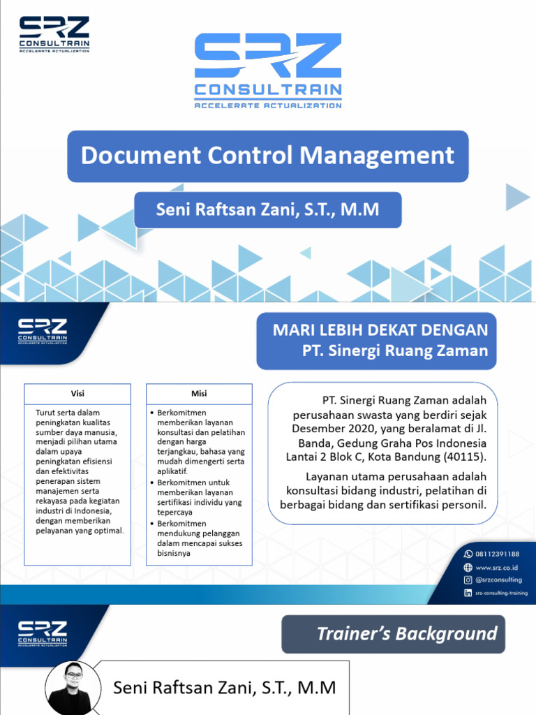 Document Control Management | PDF