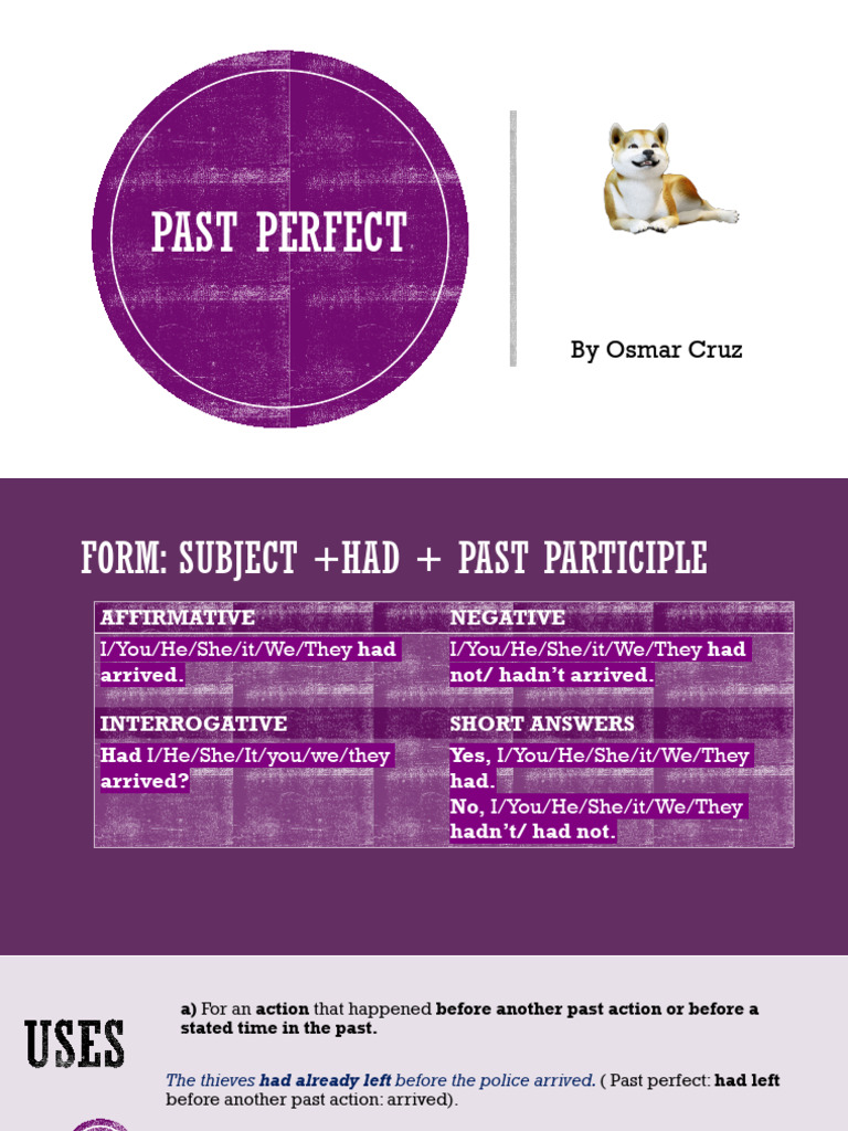 Past Perfect Vs Past Perfect Continuous | PDF | Linguistic Typology | Semantic Units