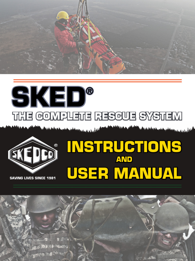New Sked Instruction With Bleedv - 3 2022 | PDF | Knot | Equipment