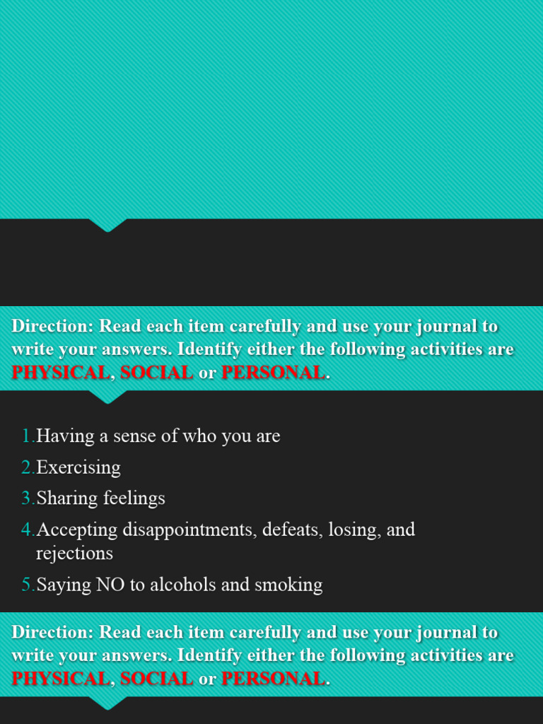 Lesson4-Adulting 101 | PDF | Adolescence | Psychology