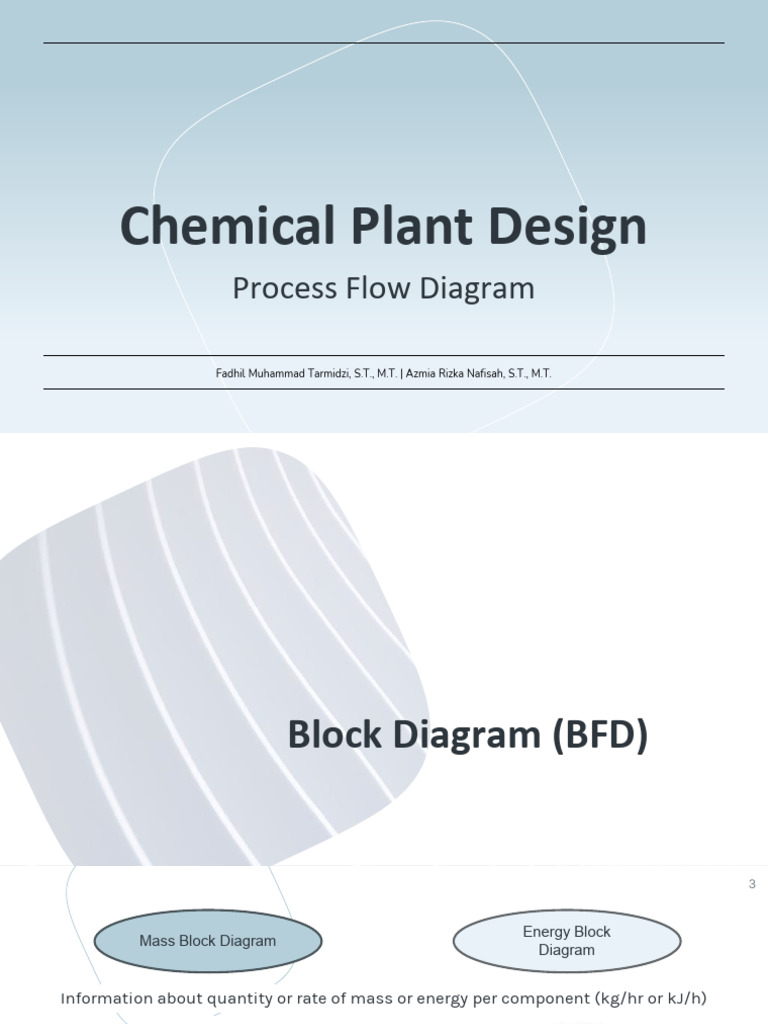 Chemical Plant Design: Process Flow Diagram | PDF | Instrumentation ...