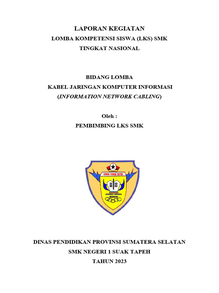 Lap LKS INC Sumsel 2023 | PDF