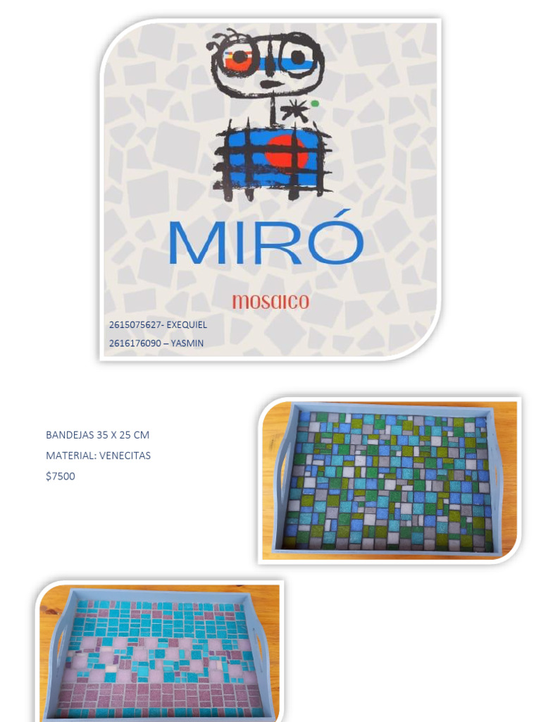 Miró, Catalogo en Stock | PDF