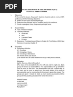 Parts of Speech Lesson Plan | PDF | Part Of Speech | Adverb