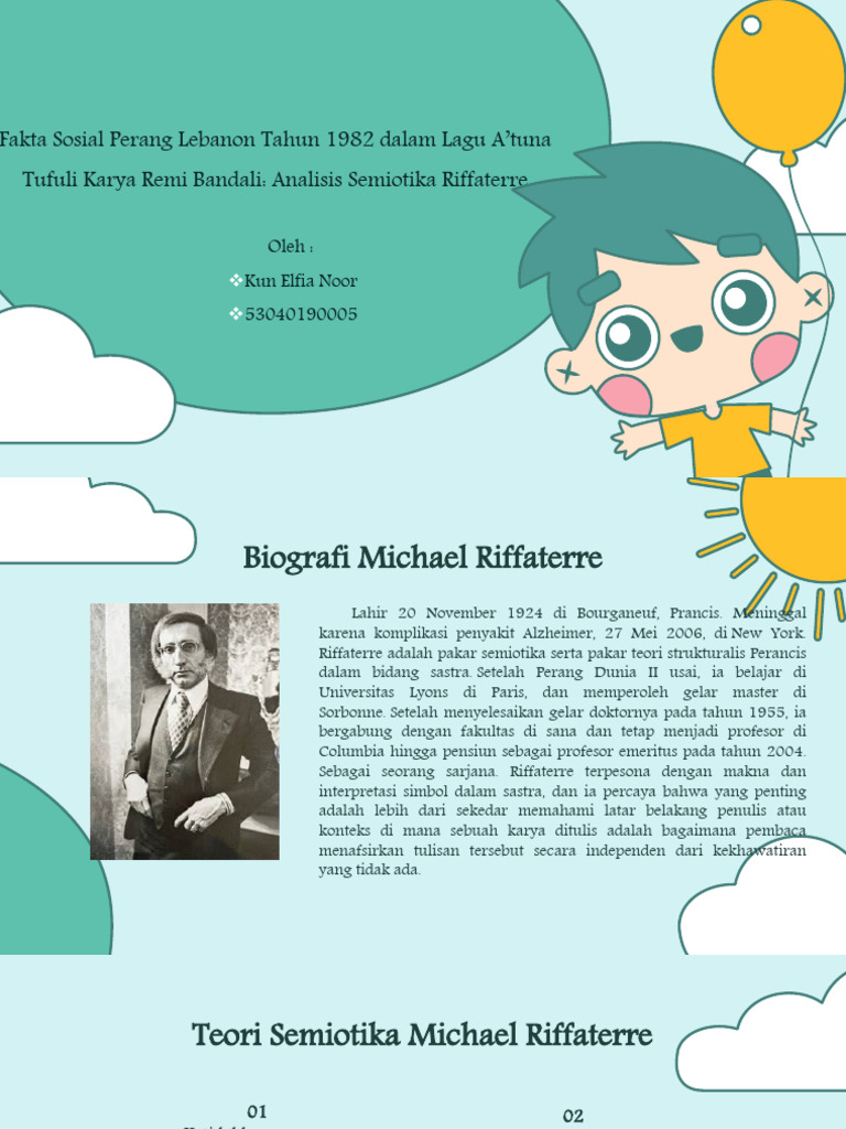 Review Jurnal Semiotika Riffaterre | PDF