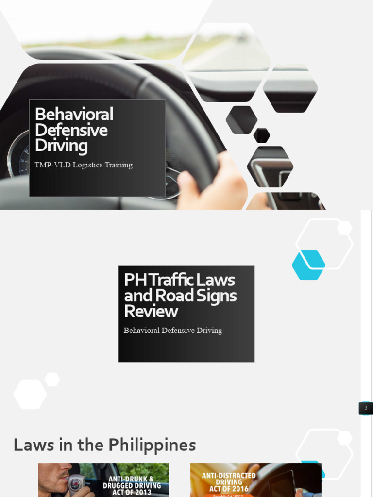2 Behavioral Defensive Driving | PDF | Driving | Traffic Collision