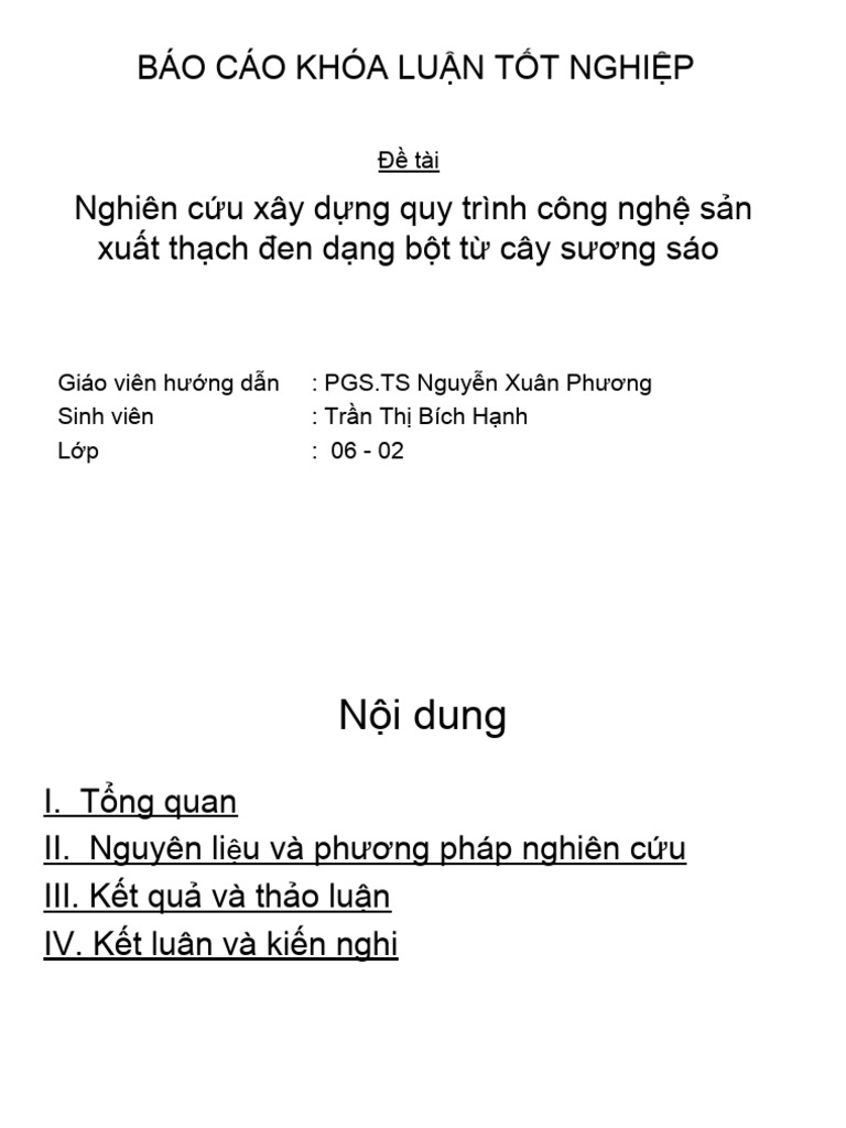 Tailieuxanh San Xuat Thach Den Tu Cay Suong Sao 2313 | PDF