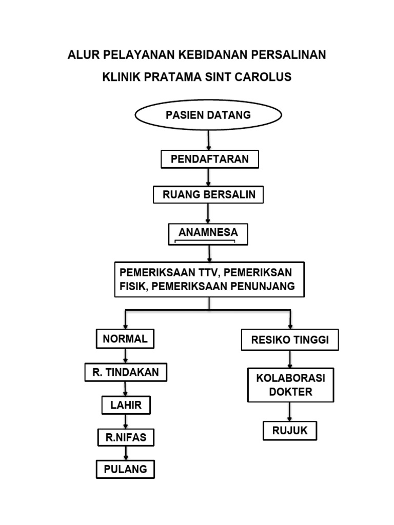 Alur Pelayanan Persalinan Klinik | PDF