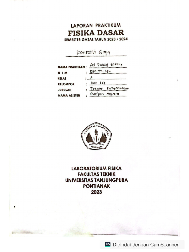 Komposisi Gaya - Ali Zainal Zidane - D110123 | PDF