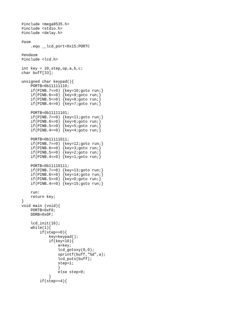 KODING "Kalkulator Digital" | PDF | Software Engineering | Computer Programming