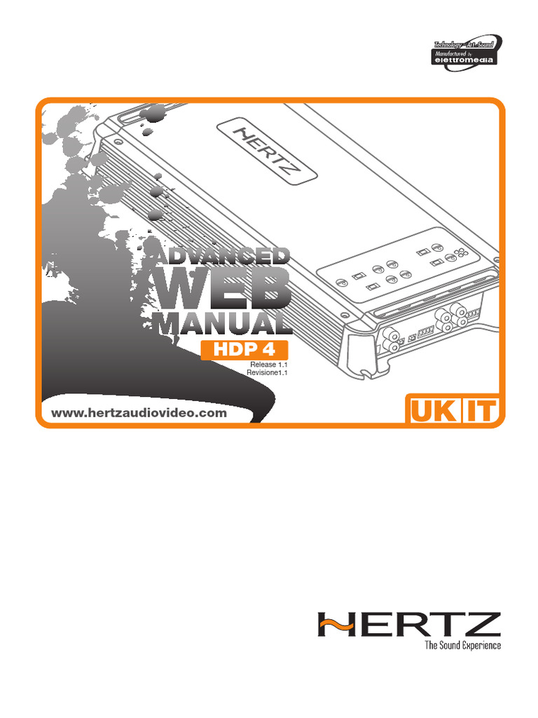 Hertz HDP 4 AdvancedManual Eng ITA | PDF | Amplifier | Loudspeaker