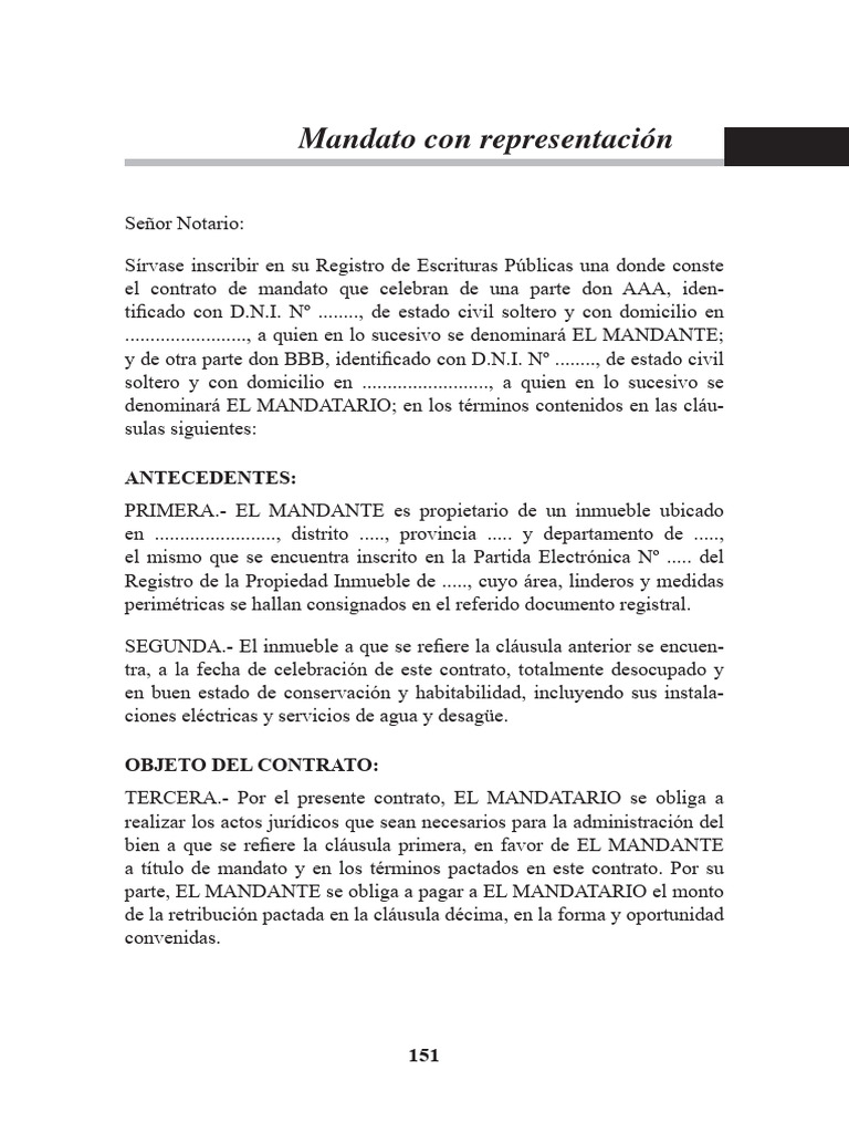 2 Mandato Con Representación | PDF | Justicia | Crimen y violencia