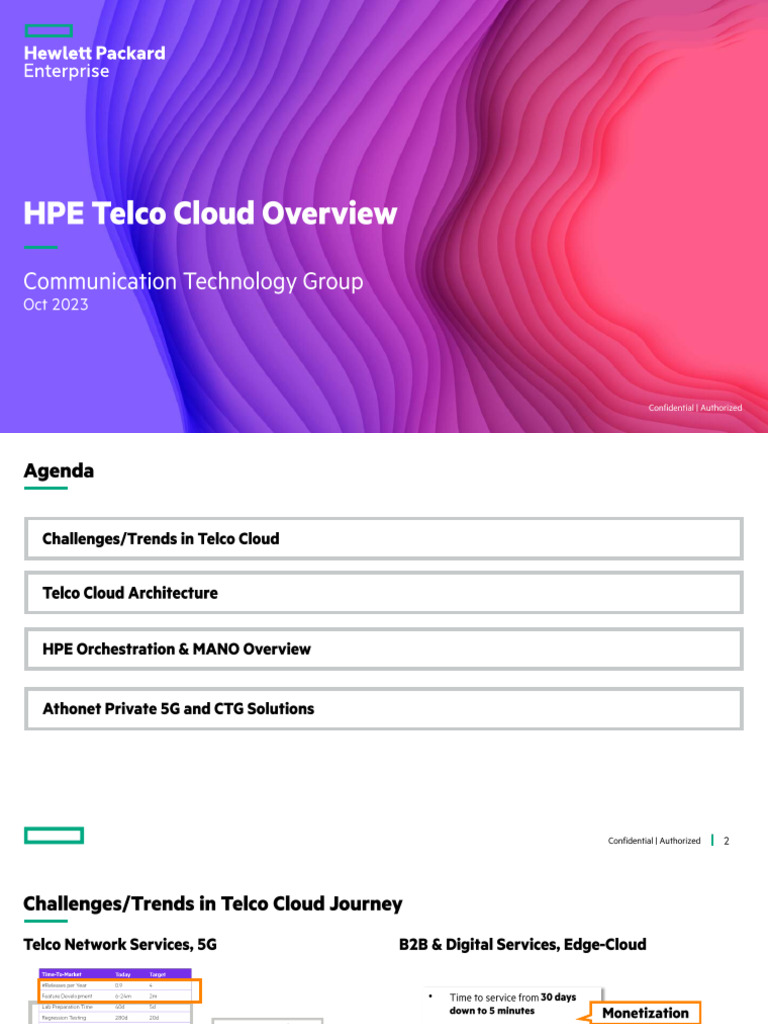 HPE Telco Cloud Overview - Oct2023 | PDF | Ip Multimedia Subsystem ...