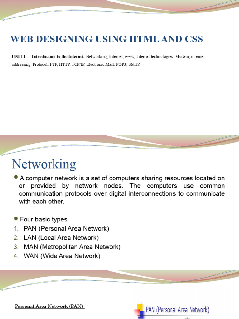 Unit 1-1 | PDF | World Wide Web | Internet & Web