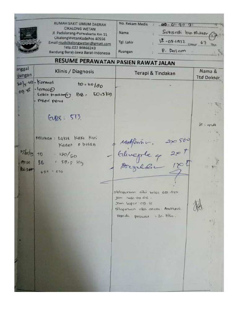 CPPT Nilai Kritis | PDF