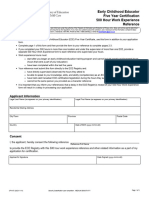 Renewal Ece One Year Cf4105 | PDF | Identity Document | Government
