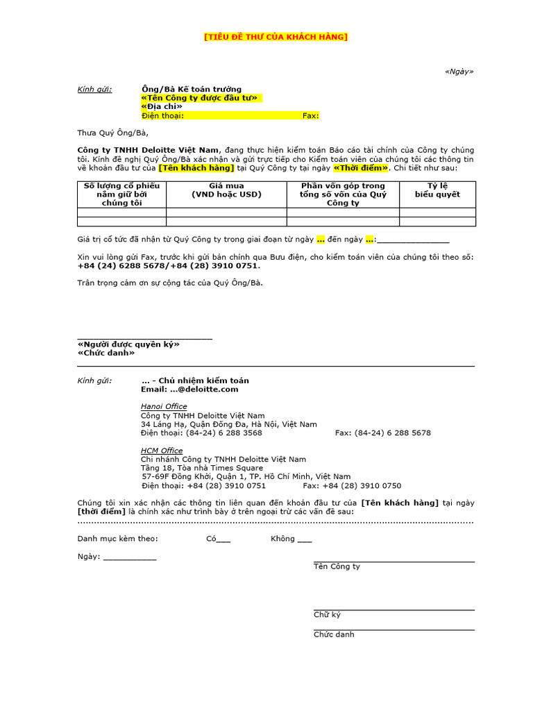 Investment Confirmation - V | PDF