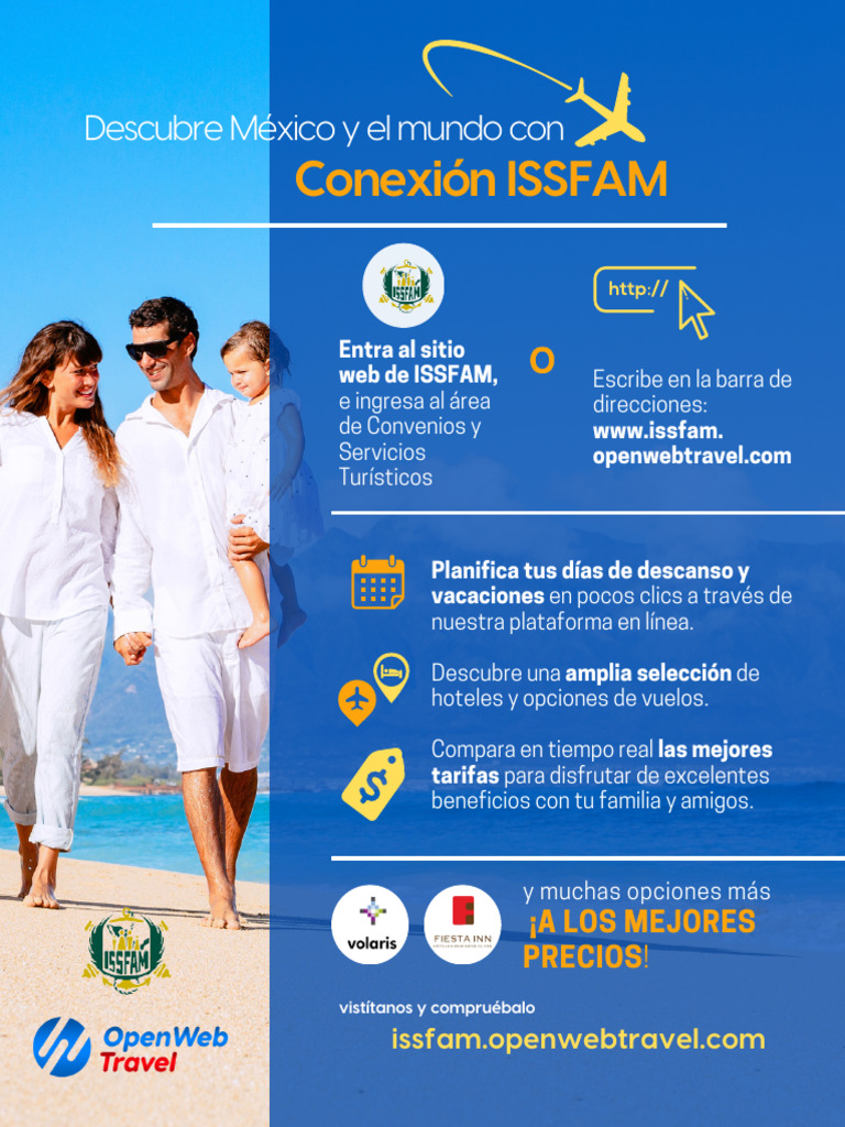 Planifica Vacaciones con ISSFAM Online | PDF