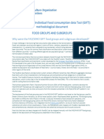 Food Consumption Score Guide | PDF | Foods | Food And Drink