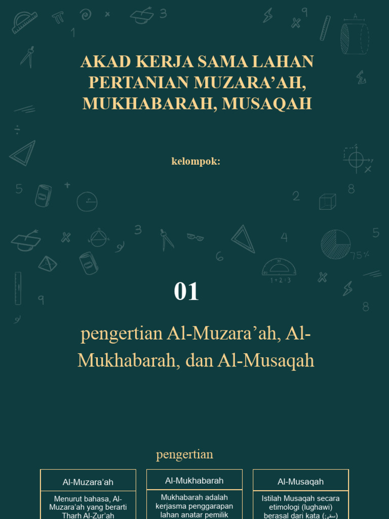 Akad Pertanian: Muzara’ah, Mukhabarah, Musaqah | PDF