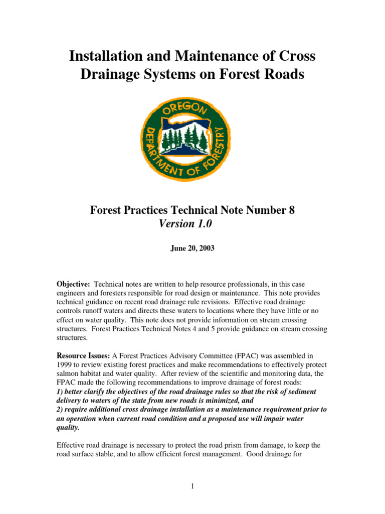 Road Drainage Systems | PDF | Drainage | Landslide