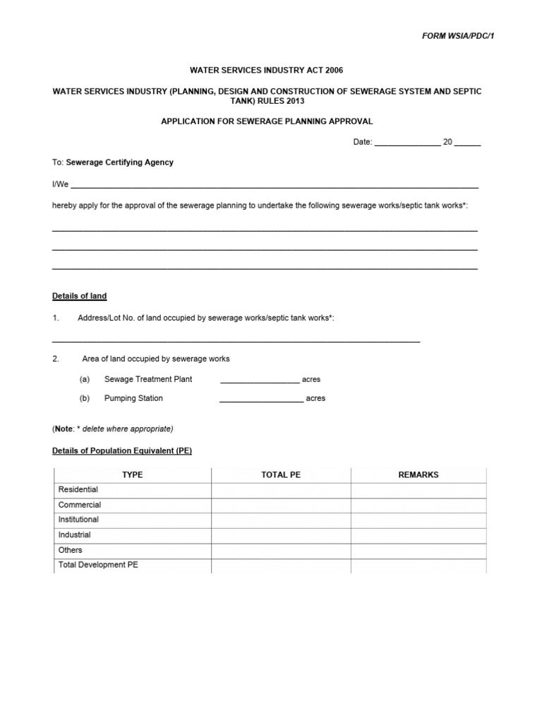 Borang PDC Iwk | PDF | Sewage Treatment | Cheque