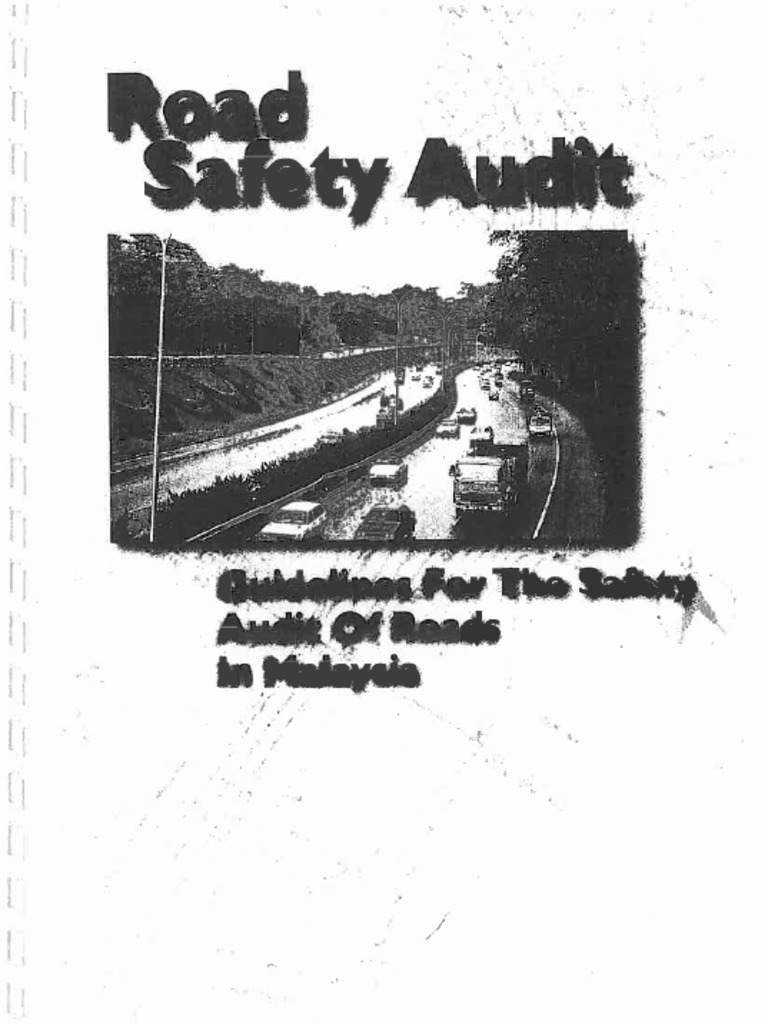 Road Safety Audit - Guidelines For The Safety Audit of Roads in ...