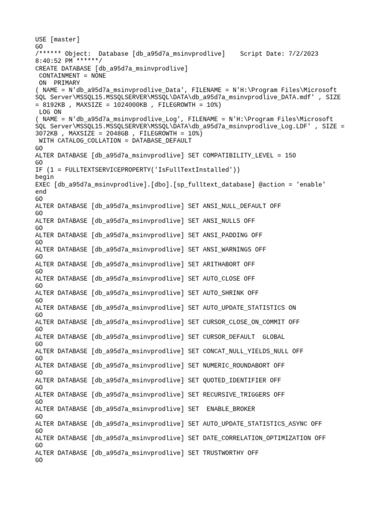 Scheme | PDF | Microsoft Sql Server | Data