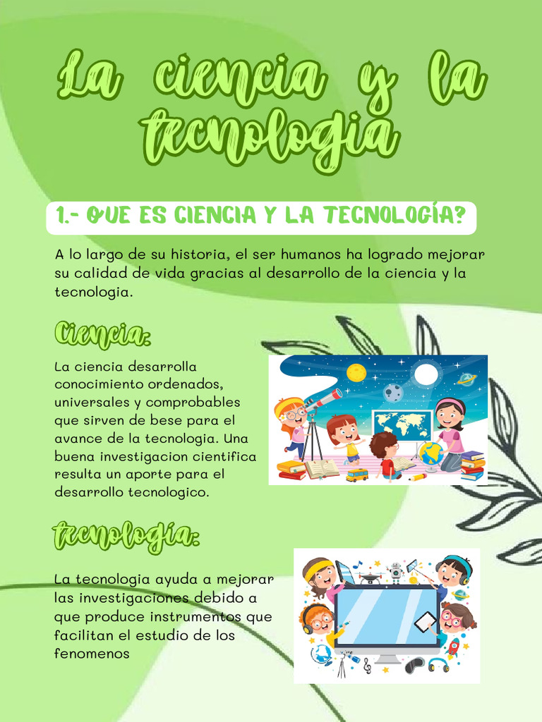 La Ciencia y La Tecnologia | PDF | Science | Método científico