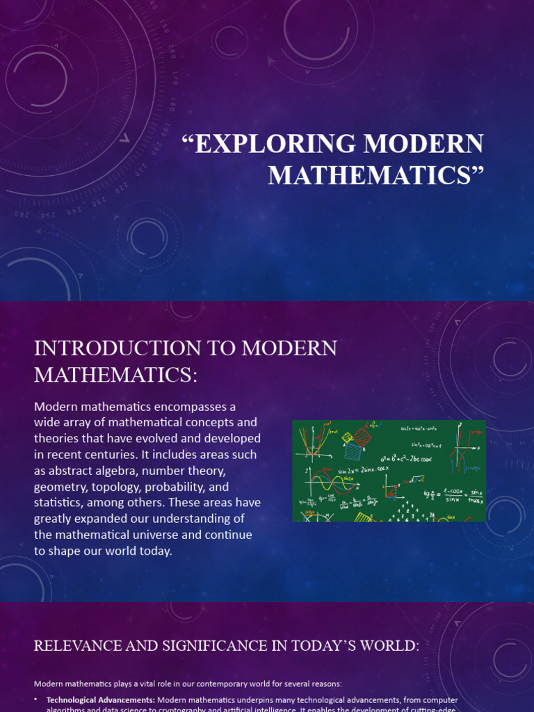 Modern Mathematics | PDF | Topology | Mathematics