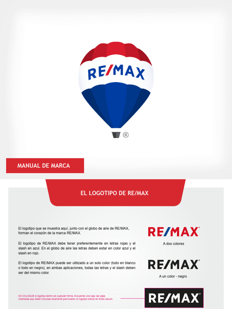 Manual De Marca Remax Pdf Color Facebook