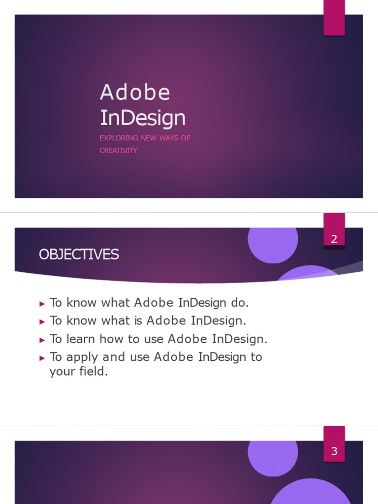 Adobe InDesign | PDF | Adobe In Design | Cursor (User Interface)
