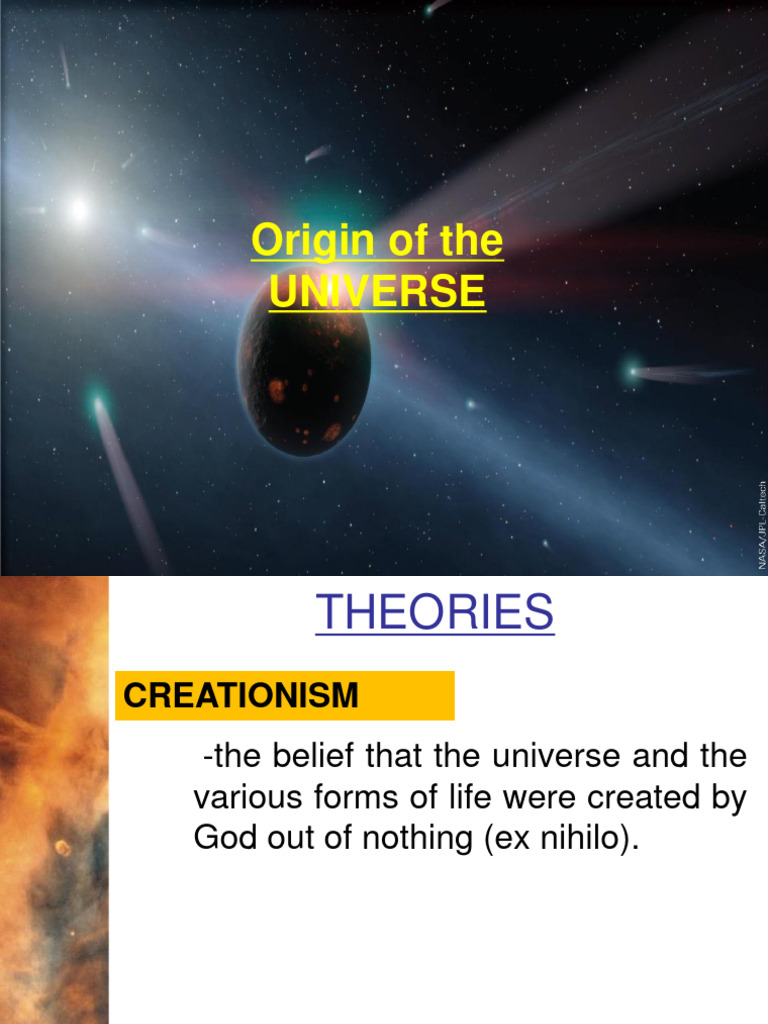 Theories on the Origin of the Universe | PDF | Universe | Big Bang