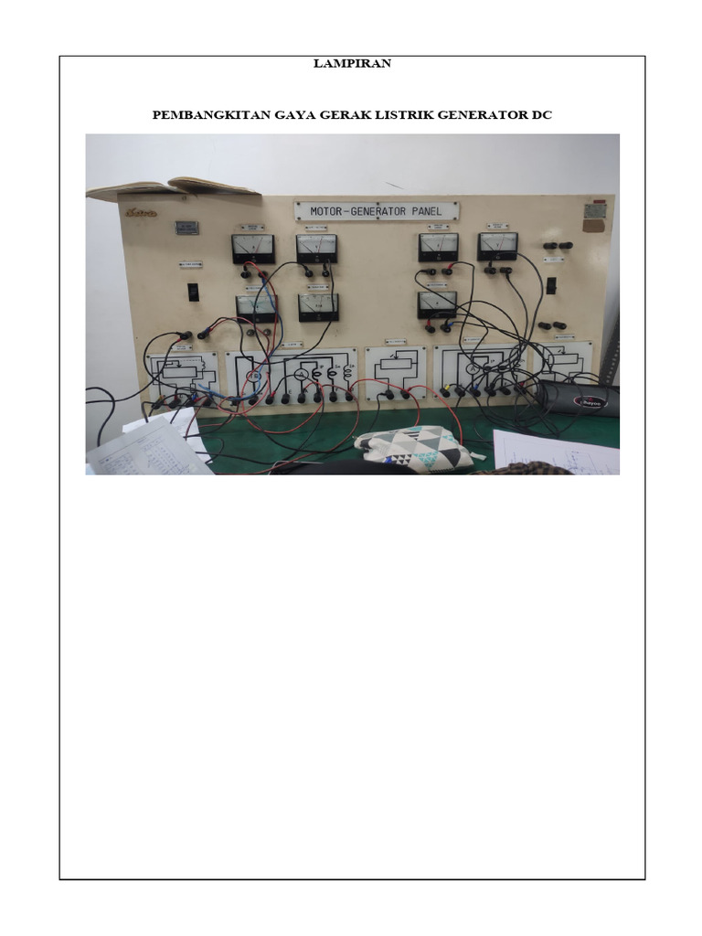 Lampiran GGL Generator DC | PDF