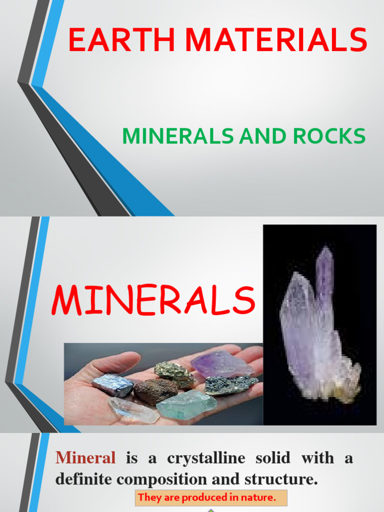 Earth Materials and Processes | PDF | Rock (Geology) | Sedimentary Rock